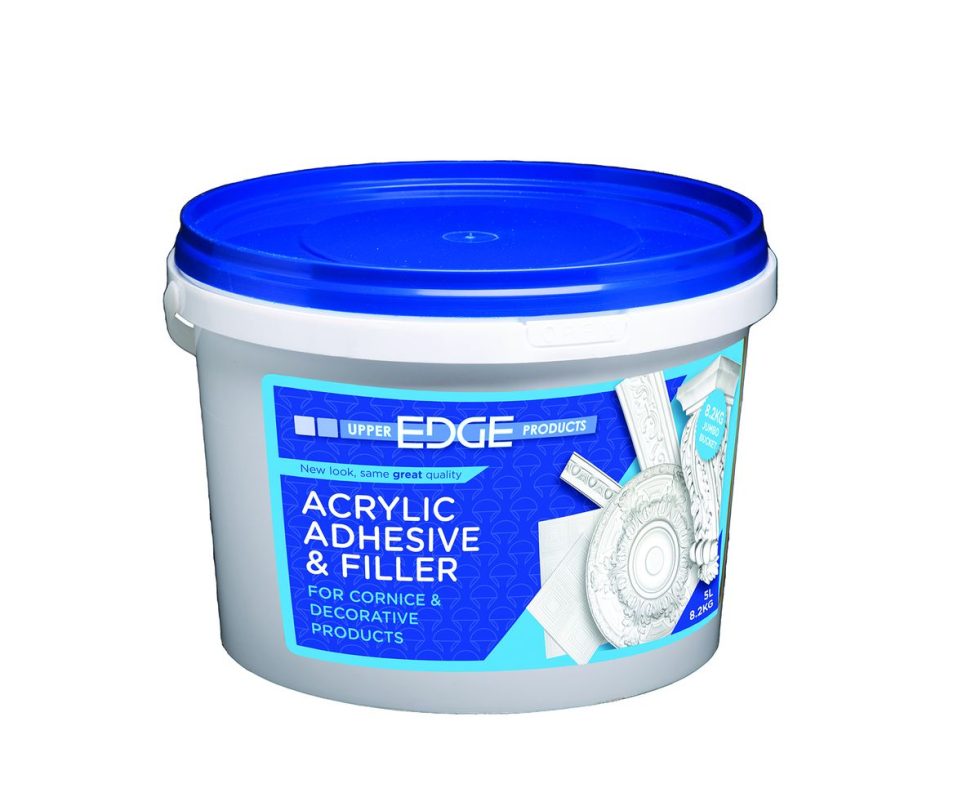 Upper Edge Acrylic 5Kg Moulding & Cornice Adhesive - Cornice Warehouse
